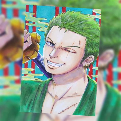 Roronoa Zoro One Piece By Tokinizzzarts On Deviantart