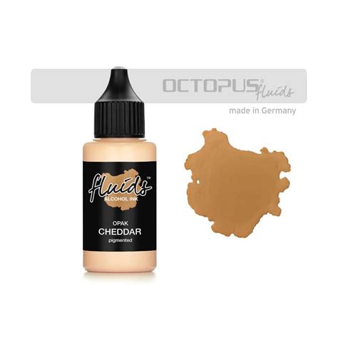Alcohol Ink Octopus Fluids Opak Cheddar Orange 30ml — Officecentre