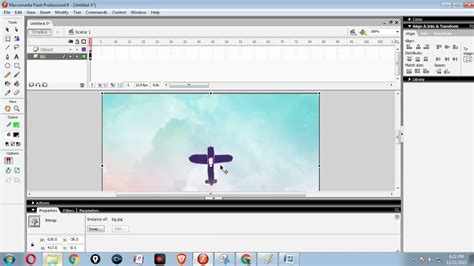 flash cs8 pro tutorial easy actionscript youtube