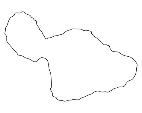 39600 Island Map Outline Stock Illustrations Royalty Free Vector
