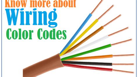 Electrical Wire Color Chart Color
