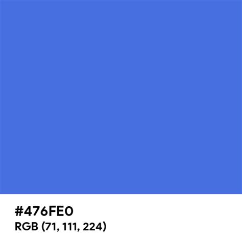 476fe0 Color Name Is Royal Blue