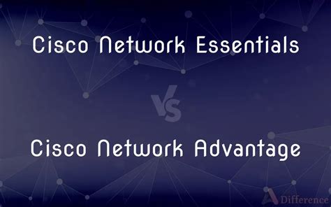 Cisco Network Essentials Vs Cisco Network Advantage — Whats The