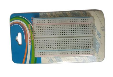 5mm aluminum board 400 pin solderless breadboard grey 6 at ₹ 34
