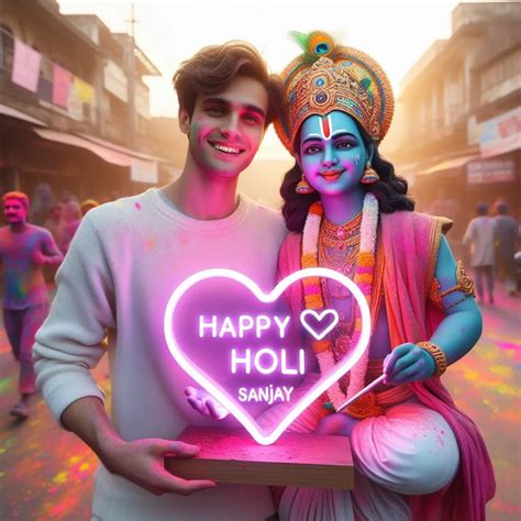 Easy Steps To Create Ai Viral Holi Name Images With Krishna 2024 Ask