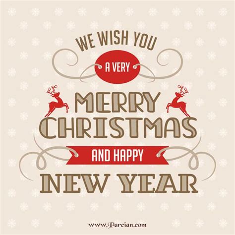 فایل طرح متنی ساده تبریک کریسمس پارشن