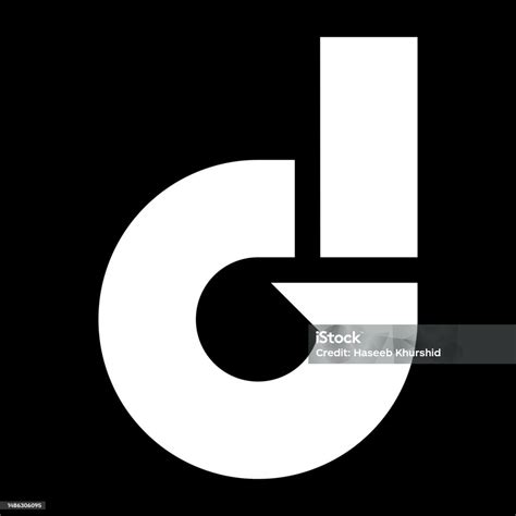 Logo Gj Minimal Icône Dune Lettre Jg Sur Fond De Luxe Idée De Logo