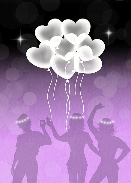 Ladies Night Silhouette Illustrations Royalty Free Vector Graphics