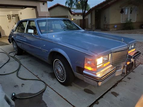 1983 Cadillac Seville Sedan Blue FWD Automatic For Sale Photos