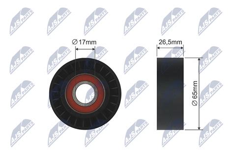 Tensioner Pulley V Ribbed Belt RNK VV 011 NTY 31316674 03 81766