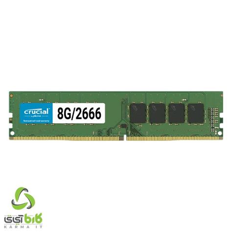 رم کروشیال مدل Ddr4 2666mhz Cl19 8gb فروشگاه کارما آی‌تی