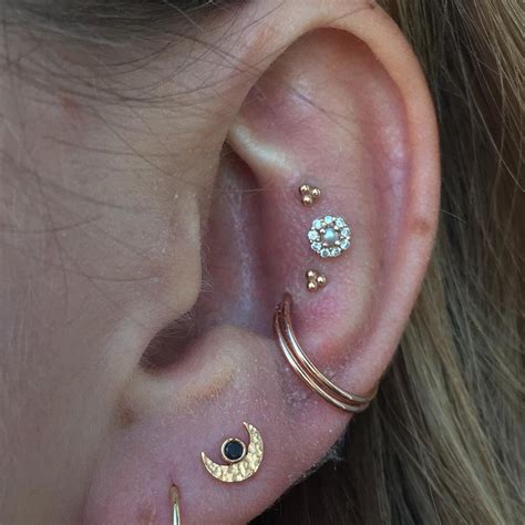 Triple Conch Piercing