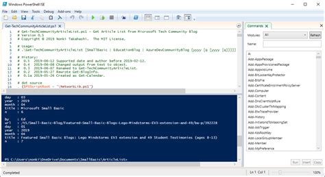 Powershell Tools For Small Basic Blog Microsoft Community Hub