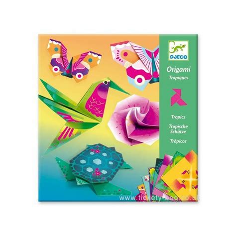 Comprar PAPIROFLEXIA ORIGAMI TRÓPICOS MANUALIDADES DJECO de DJECO