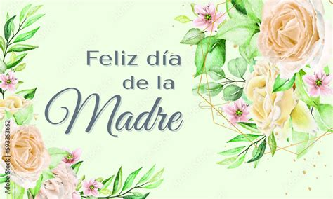 Tarjeta O Pancarta Para Desear Un Feliz Día De La Madre En Gris Sobre