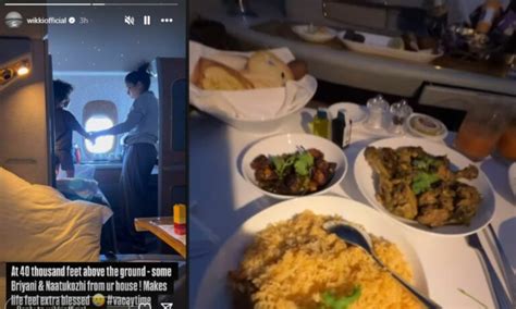 Nayanthara Vignesh Shivan Travel In Business Class Enjoy Scrumptious