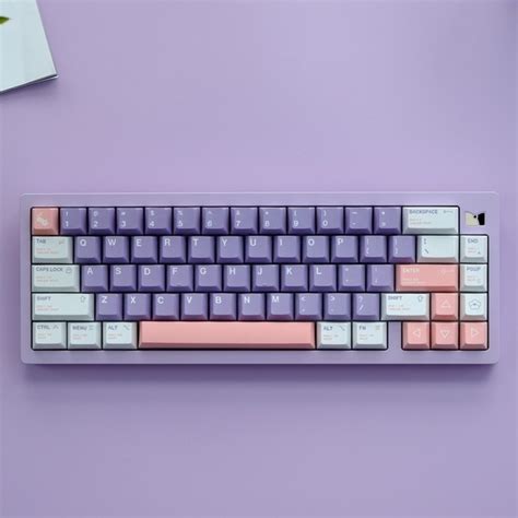 Gmk Violets Keycap 129 Phím Pbt Keycaps Cherry Profile Dye Sub Cá Nhân