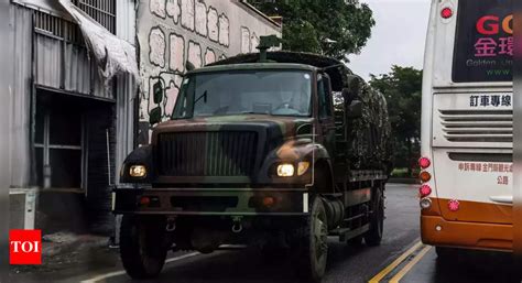 Chinas Military Surrounds Taiwan As Punishment Times Of India
