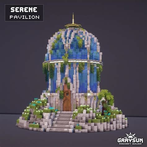 Graysun Minecraft Builds On Instagram 🏡serene Pavilion Minecraft