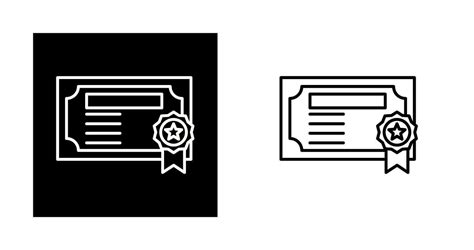 Certificate Vector Icon 26468022 Vector Art At Vecteezy