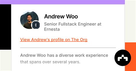 Andrew Woo Senior Fullstack Engineer At Ernesta The Org