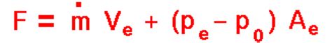 Solved The Equation For Static Thrust Produced By A Rocket