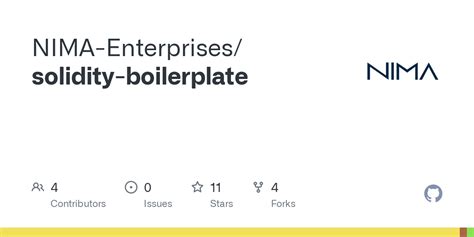 Github Nima Enterprises Solidity Boilerplate