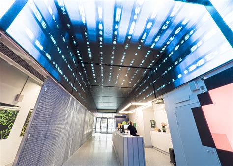 Led Ceiling Installation At Space Stockholm Cultural Center