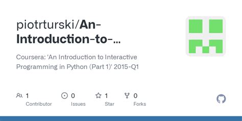 Github Piotrturskian Introduction To Interactive Programming In