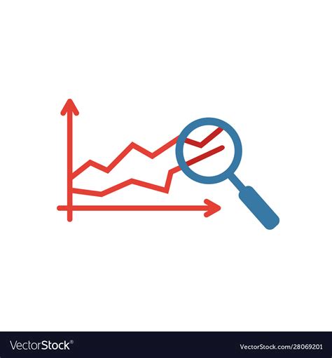 predictive analytics icon colored simple elements vector image