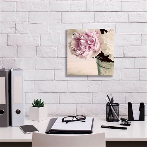 Red Barrel Studio Pink And White Peonies In A Vase By Tom Quartermaine