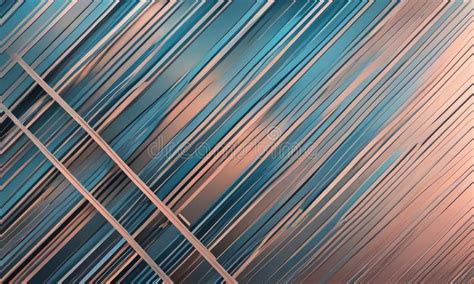 Close Up View Textured Surface With Diagonal Lines In Shades Blue Pink And White Creating