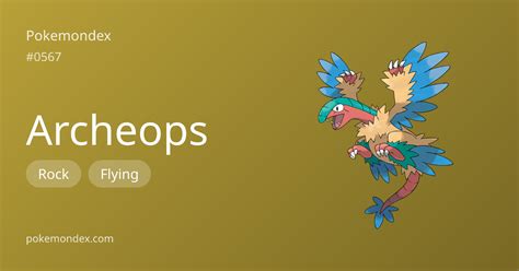 Archeops Pokédex Stats Moves Evolution And Locations Pokemondex