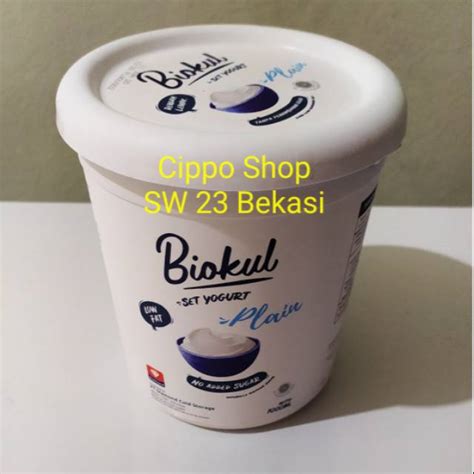 Jual Yogurt Set Plain Biokul 1000ml No Added Sugar Best Qualityharga