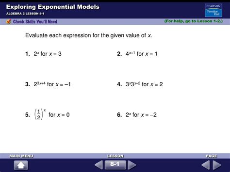 Ppt Exploring Exponential Models Powerpoint Presentation Free
