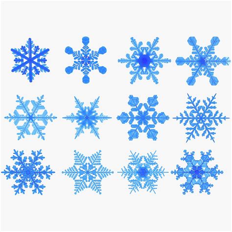 雪花 免费 3D 模型 下载 Free3D