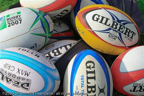 Rugby Balls Cluster Of Rugby Balls Dhammika Heenpella Flickr