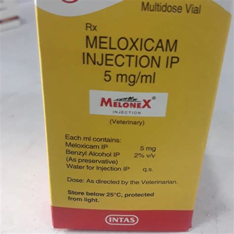 Melonex Meloxicam 5mg Injection 100ml Metacam At ₹ 555vial