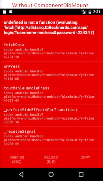 Reactjs Undefined Is Not A Function Evaluating Fetch Apiurl