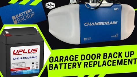 Chamberlain Battery Backup Replacement Genie Garage Door Opener Models