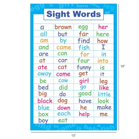 Basic Sight Words For Grade 6 Flashcards Free Math Worksheet Printable