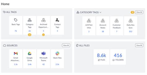 Rearranged Dashboard Puts Emphasis On Tags Dokkio