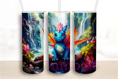 Superhero Dragon 20 Oz Tumbler Wrap Graphic By Marino · Creative Fabrica