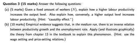 Solved Question 3 15 Marks Answer The Following Questions