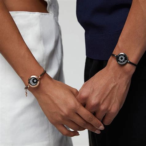 Totwoo Pulseira Inteligente Para Casal E Namorados Sol E Lua Longa