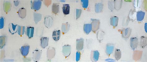 Ellen Hermanos French Blue Tulips Renjeau Art Galleries