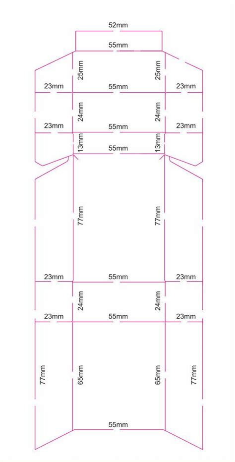 Cigarette Box Template Printable And Enjoyable Learning