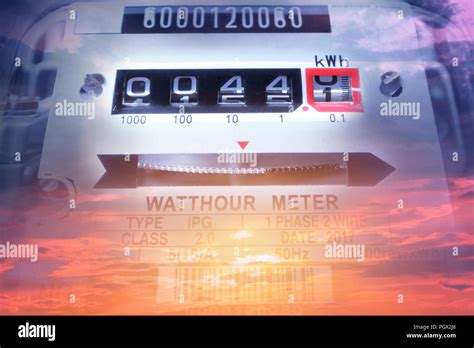 Electric Power Meter Measuring Power Usage Watt Hour Electric Meter