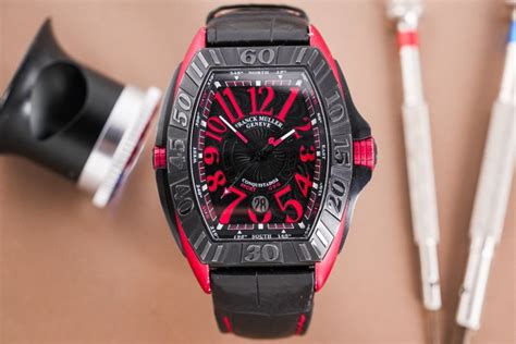 Franck Muller Conquistador GPG Grand Prix Black Red 8900 SC DT GPG