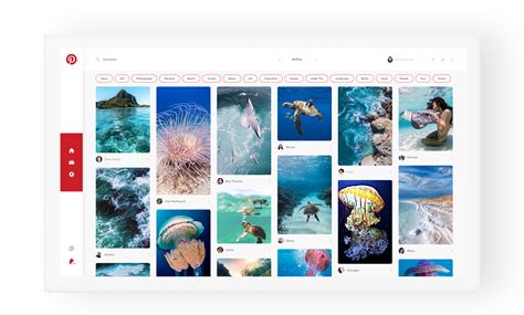 Pinterest Redesign Concept Uxui Design Behance